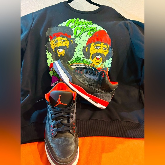 Jordan | Shoes | Cheech And Chong Jordan 3 Combo | Poshmark